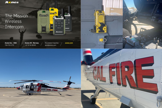 Axnes Wireless tech featured on Cal Fire’s new Firehawk - Helicopters ...